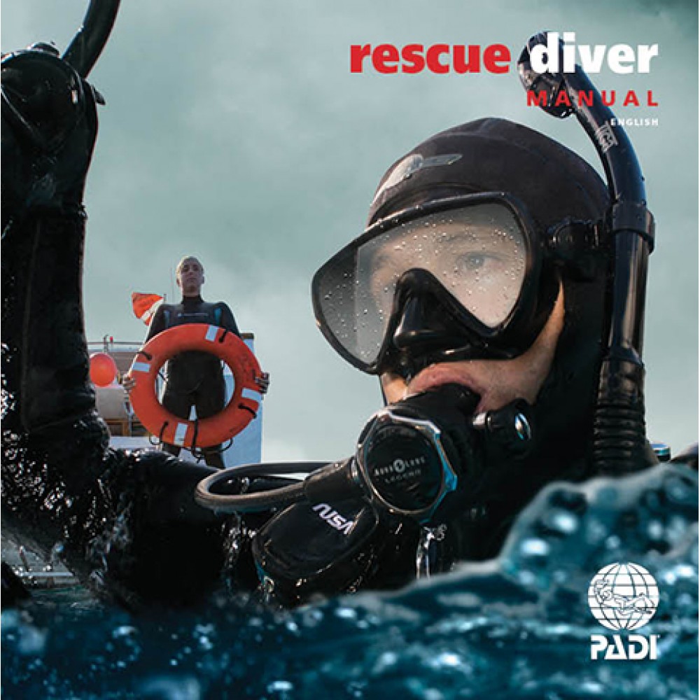 Rescue Diver Manual & the Accident Management Slate | PADI Materials